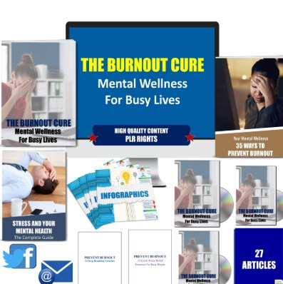 The Burnout Cure - Mental Wellness For Busy Lives - Self Help 4 U