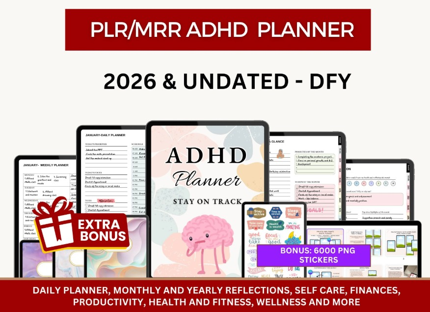 ADHD Power Pack 2026 - Self Help 4 U